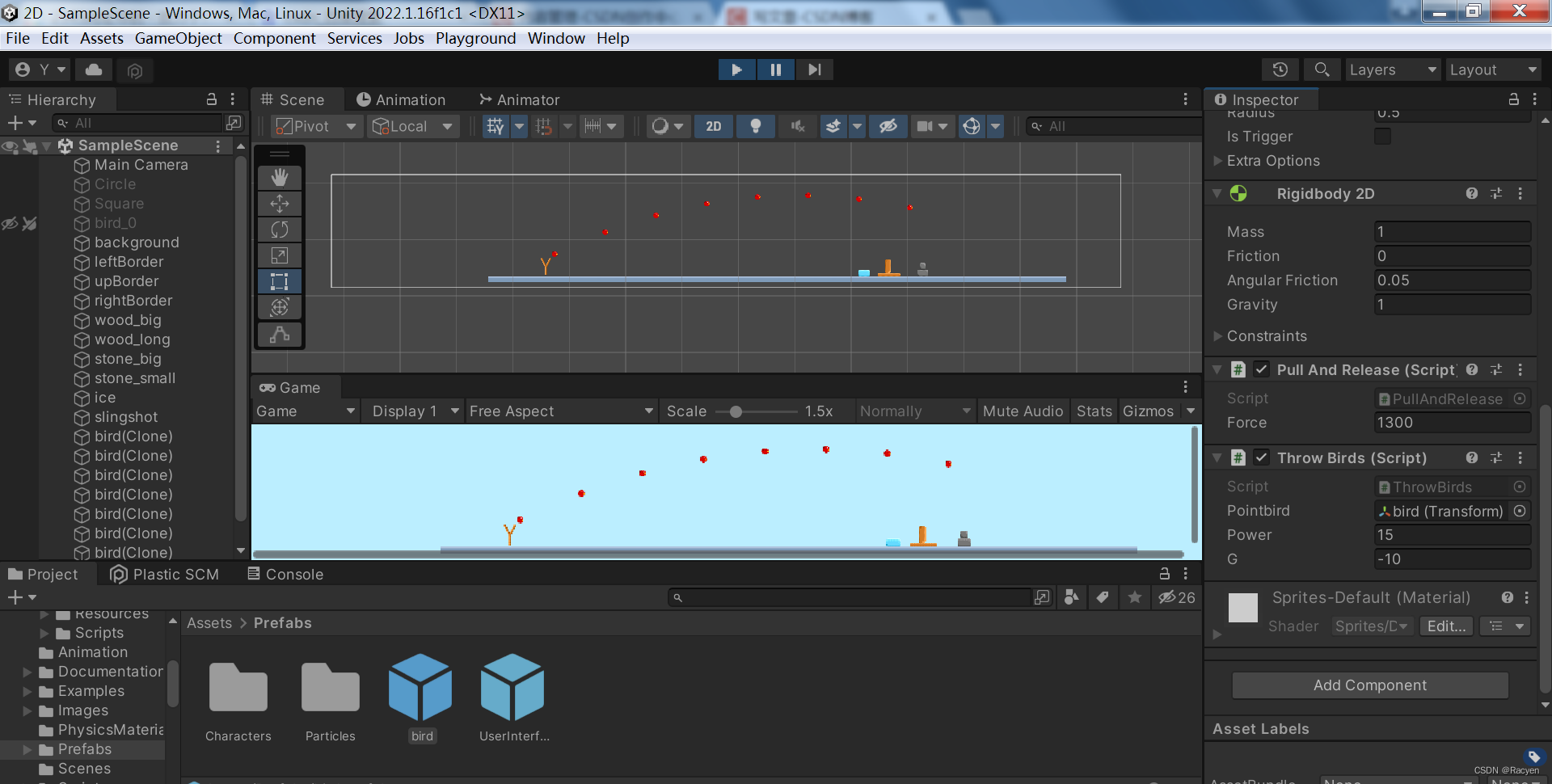 Unity二维平面上物体的移动（十）-抛物线_unity 抛物线定点打击-CSDN博客