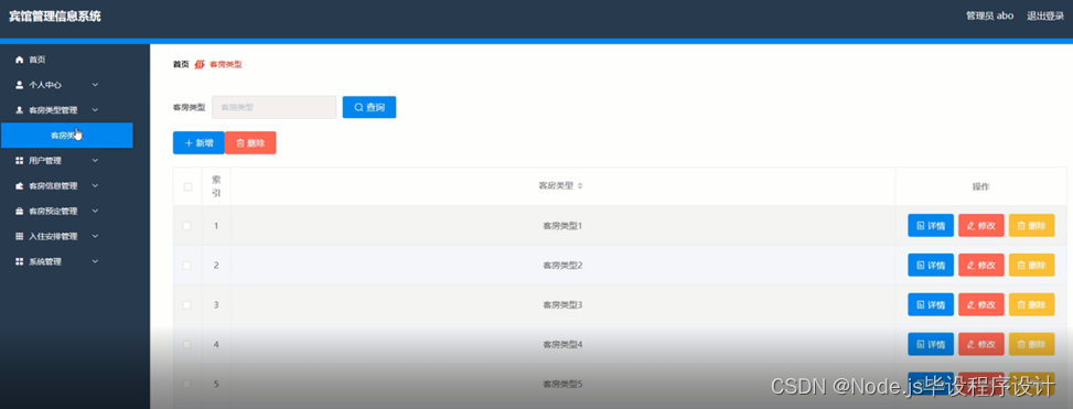 附源码 Nodejs计算机毕业设计宾馆管理信息系统express使用node Js实现预定酒店功能 Csdn博客 2054