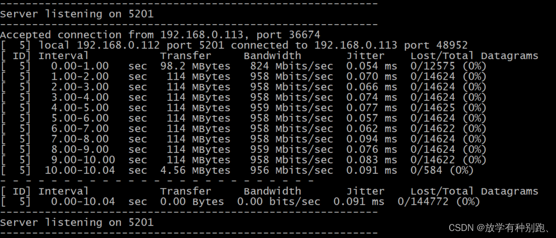 linux环境下iperf3测试网口速率_iperf3 linux-CSDN博客