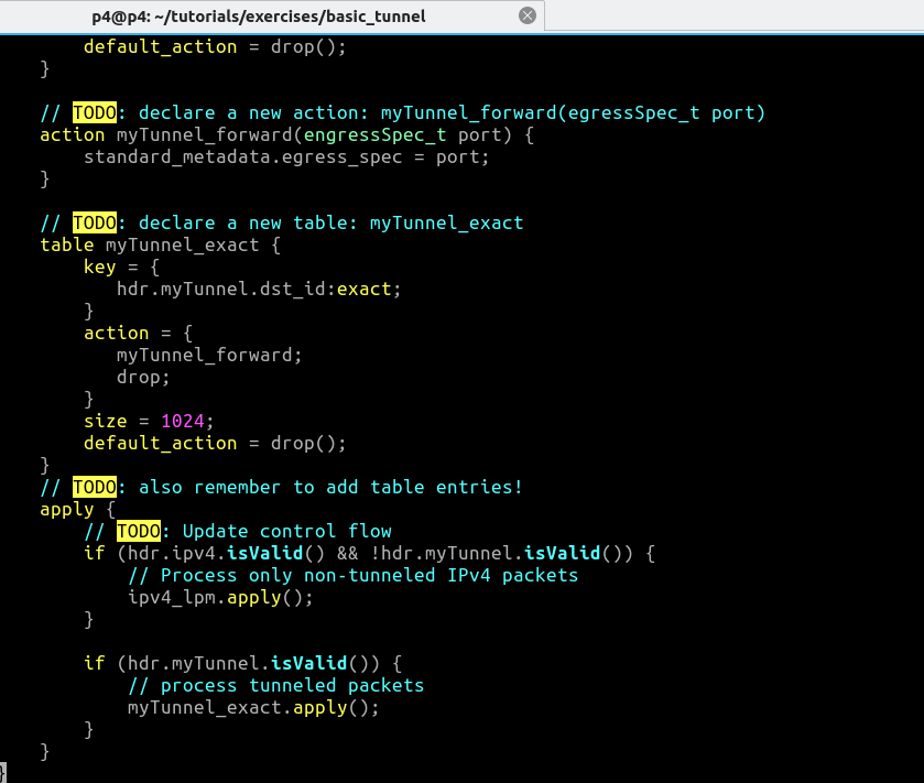 【P4lang】P4数据平面编程实验basic_tunnel_basic tunnel-CSDN博客