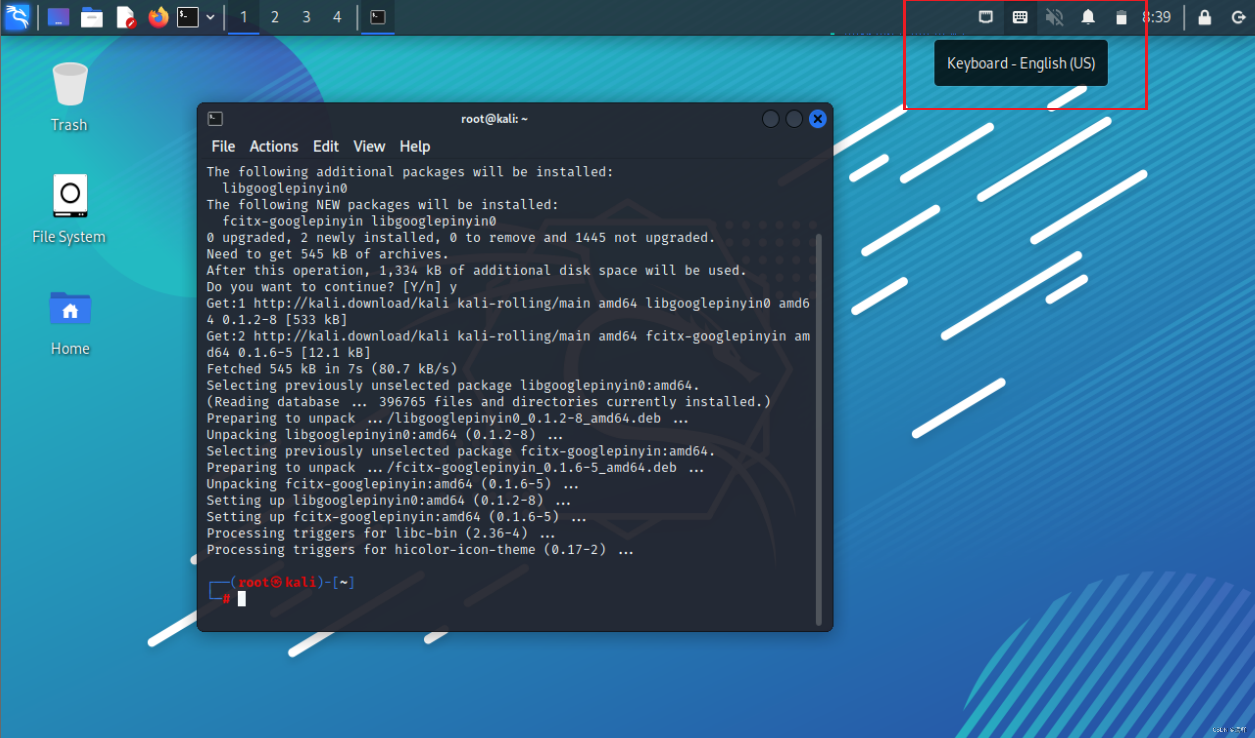 Kali-linux新手教程，分辨率推荐，中文配置，中文输入法，VScode配置，root配置_kali linux 新手教程-CSDN博客