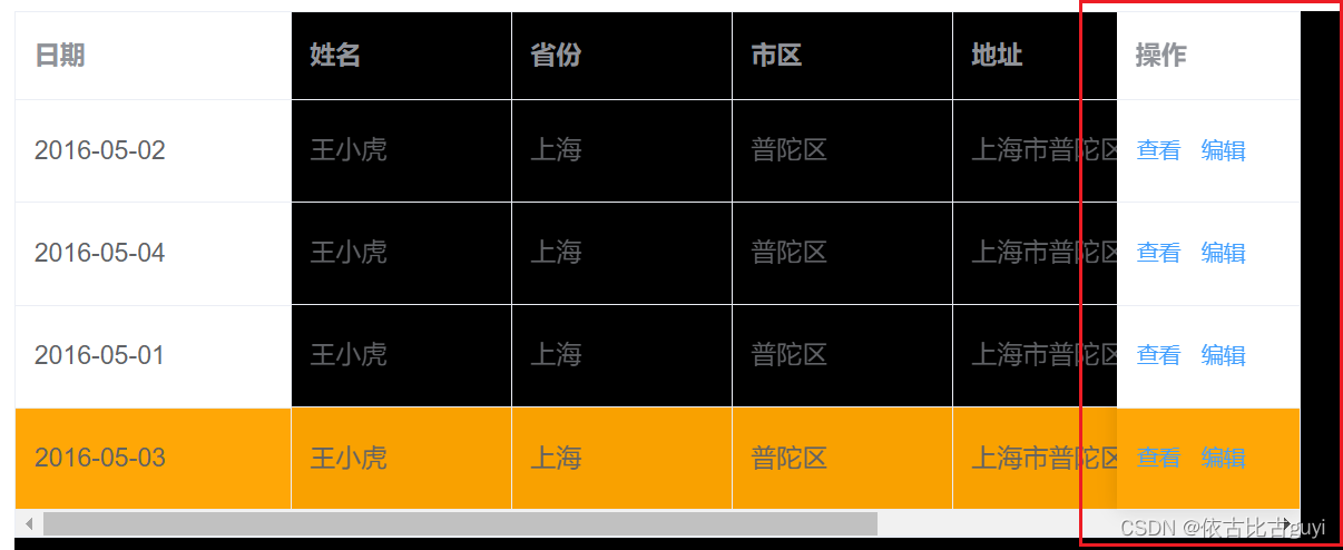El Table Fixed 设置固定列头部背景不透明element Table 列设置不透明 Csdn博客