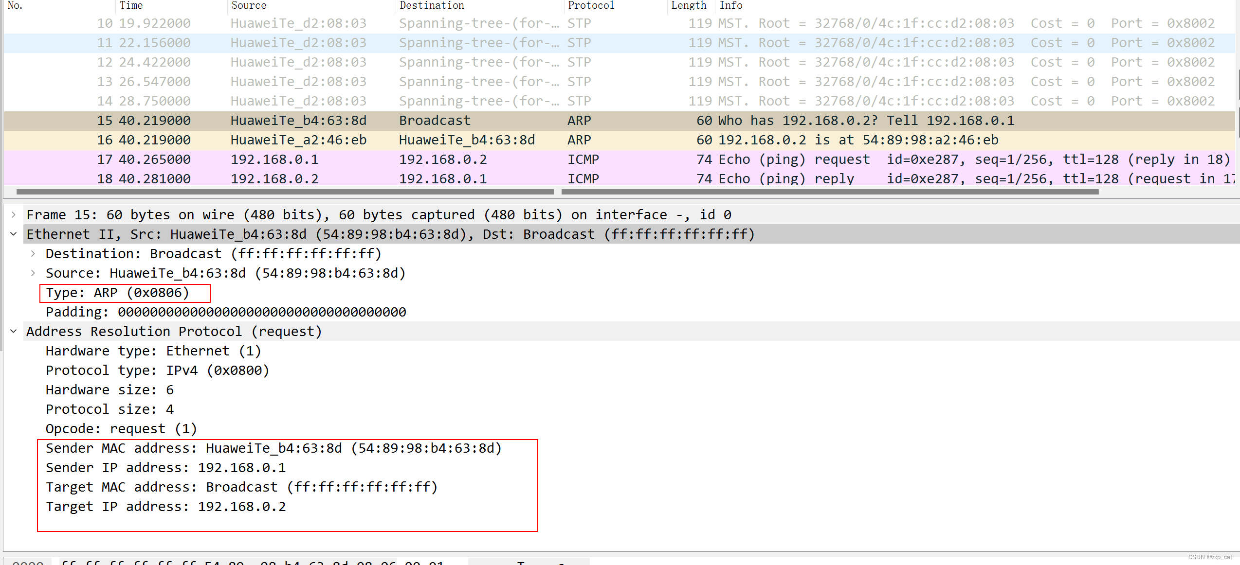 ARP实验_arp回的包-CSDN博客