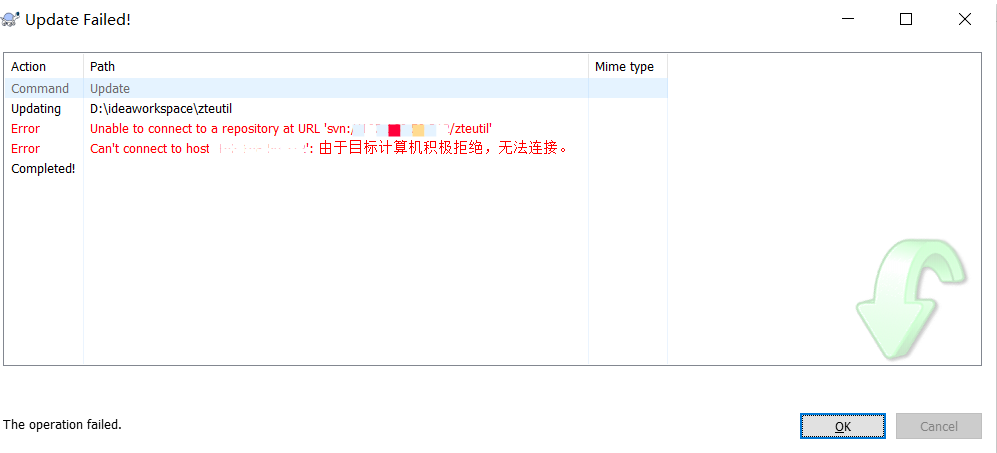 Linux installed SVN After the Windows side installed the TOTOISE SVN connection report failed to ...