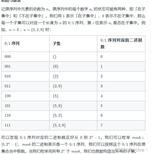 Leetcode刷题笔记 Java 腾讯 回溯算法 子集java给你一个整数数组 Nums 数组中的元素 互不相同 。返回该数组所有可能的