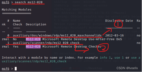 MS12-020漏洞利用-----蓝屏攻击（windows安全）_ms12-20-CSDN博客
