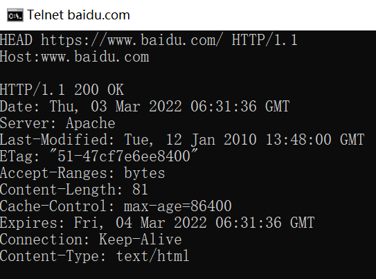 利用telnet命令发送HTTP请求报文_telnet向指定端口发报文-CSDN博客