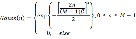 SAR信号处理之窗函数11——高斯（Gauss）窗_高斯窗函数-CSDN博客