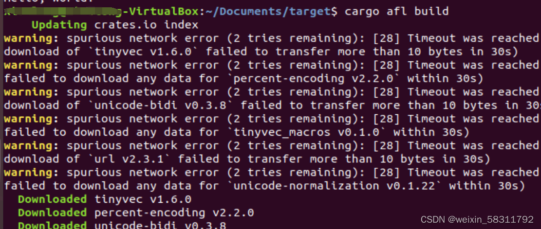 对Rust程序使用AFL工具进行模糊测试_rust与模糊测试-CSDN博客