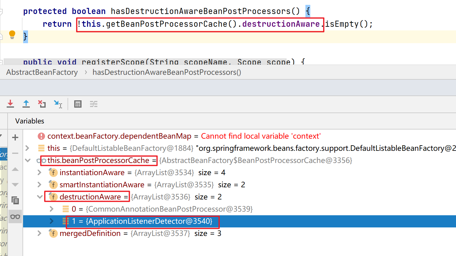 spring源码学习：ApplicationListener监听器添加到disposableBeans过程-CSDN博客