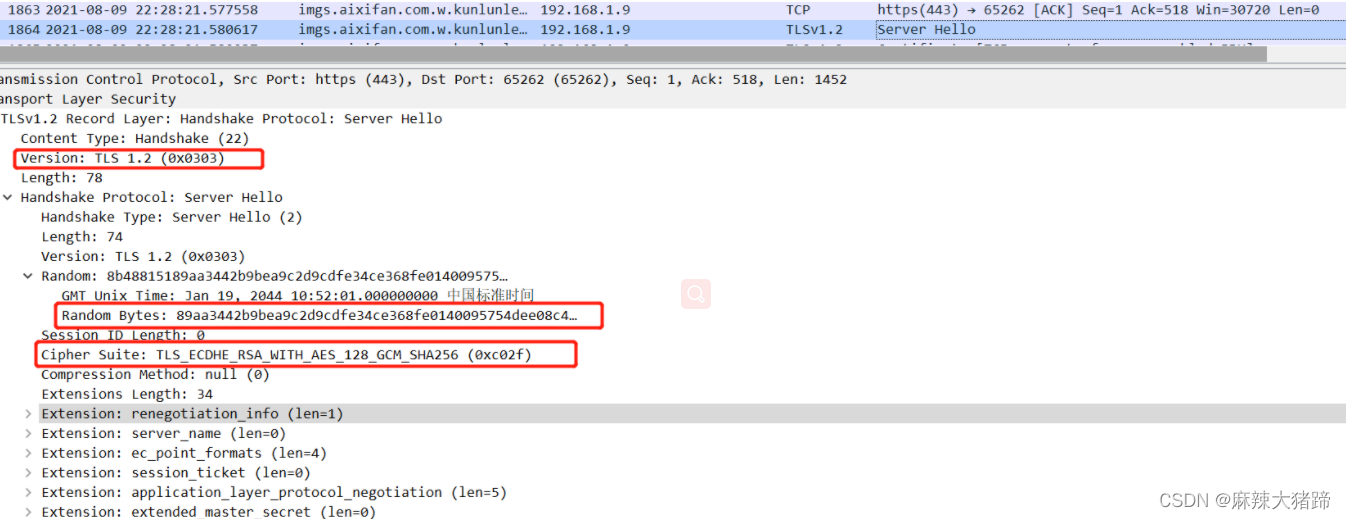 SSL握手过程实例抓包分析_ssl抓包分析-CSDN博客