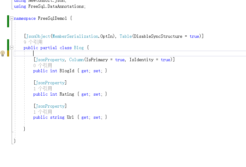 FreeSql实体映射成数据库，数据库映射成实体类，指定表生成实体_freesql.generator-CSDN博客
