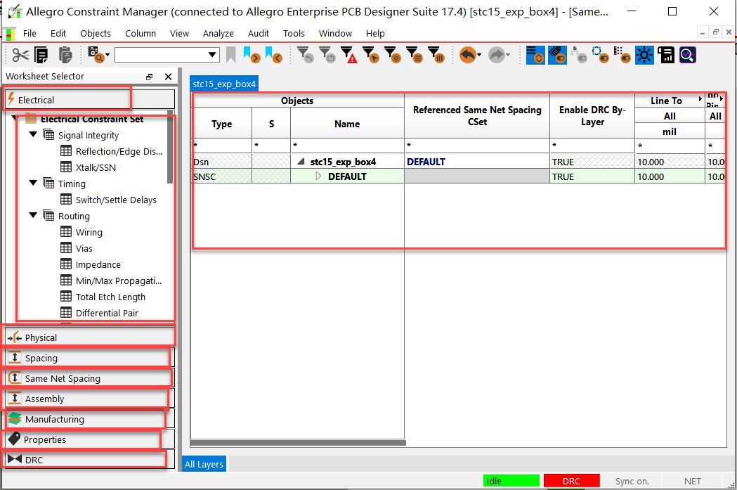 cadence SPB17.4 - allegro DRC检查-CSDN博客