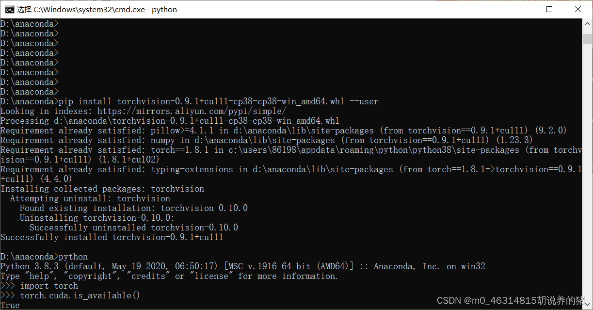 pytoch 安装为Gpu版本_torch转为gpu版-CSDN博客