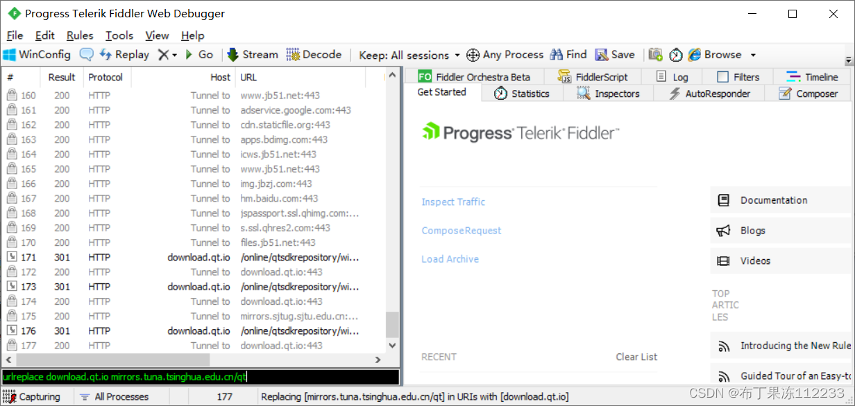 利用Fiddler提高QT安装速度_qt fiddler-CSDN博客