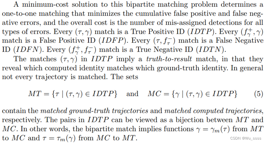 多目标跟踪评价指标IDF1的计算方式以及例子-CSDN博客