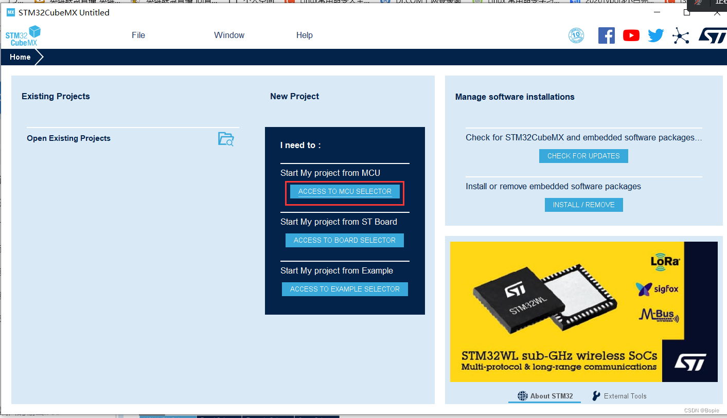 STM32cubeMX的初始化以及初步调试_cubemx 怎么设置boot-CSDN博客