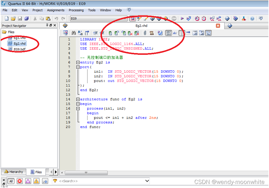 Vhdl11:vhdl两个独立的vhdl文件在同一个工程中使用,加载到顶层文件中,实现模块化的功能vhdl模块化设计 Csdn博客