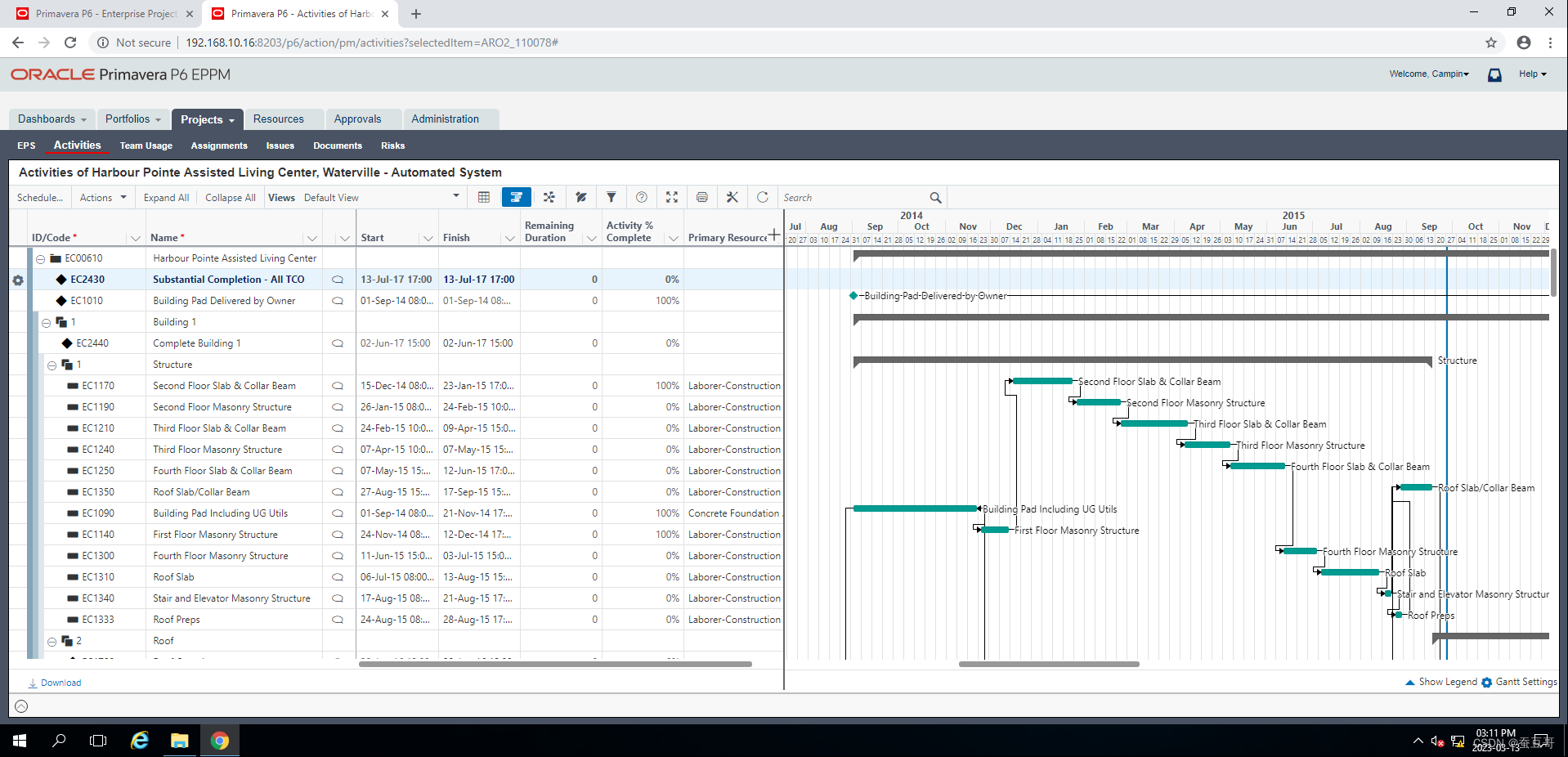 P6专题：Oracle P6 EPPM Overview 基本模块一览_p6培训哪些模块-CSDN博客