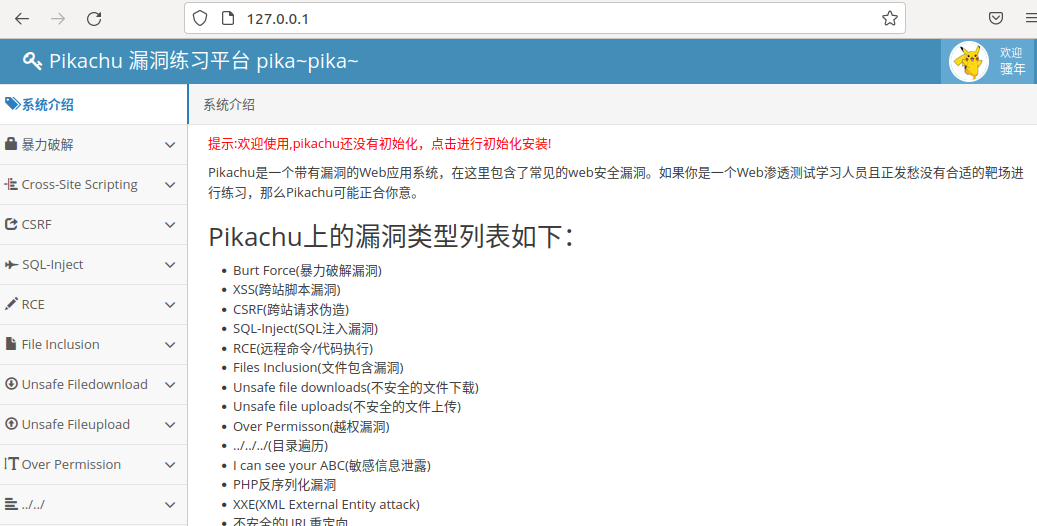 docker中的pikachu靶场环境搭建_docker搭建pikachu-CSDN博客