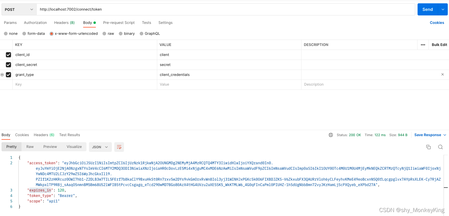 6使用identityserver4 Identityserver4怎么在net6下使用 Csdn博客