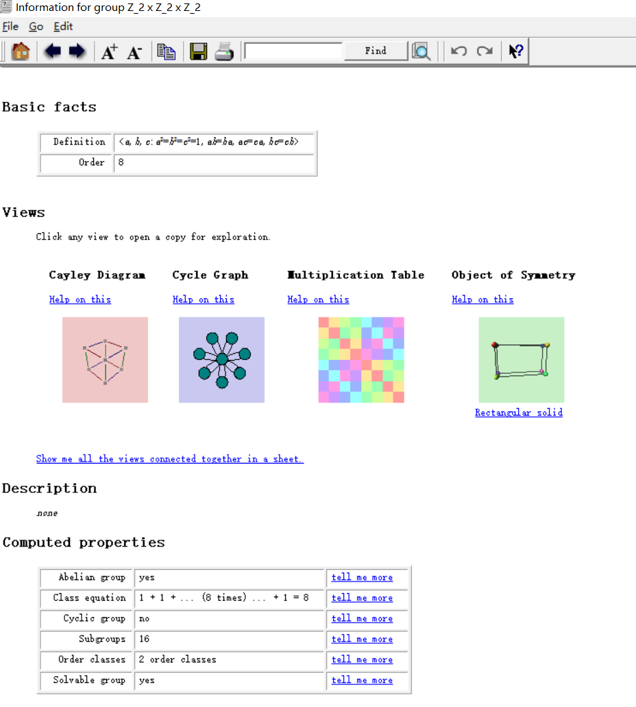 Group Explorer: 一个酷炫的群论可视化工具-CSDN博客