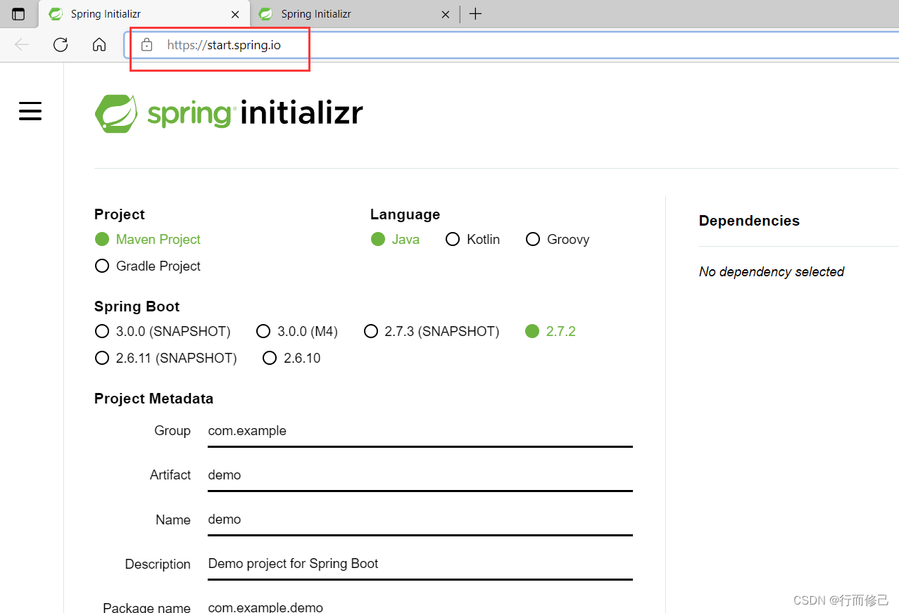 新建spring boot文件时出现：Initialization failed for ‘https://start.spring.io/‘_使用aliyun镜像创建初始化创建 ...