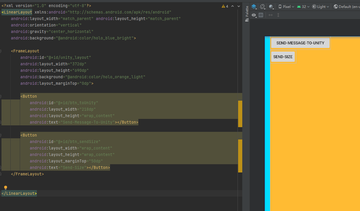 Android内嵌Unity混合开发 + Unity与Android通信 + Touch的坑_androidstudio嵌入unity-CSDN博客