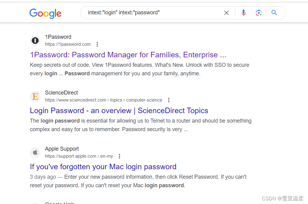 Google hacking语法在渗透过程中的作用_google hacking在渗透测试中的作用-CSDN博客