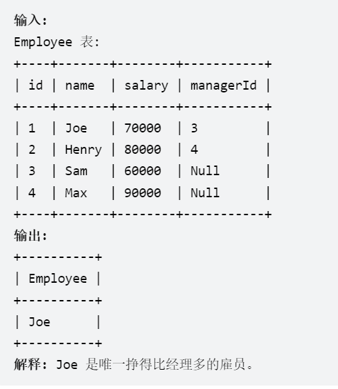 Sql查询语句超过经理收入的员工 Csdn博客 