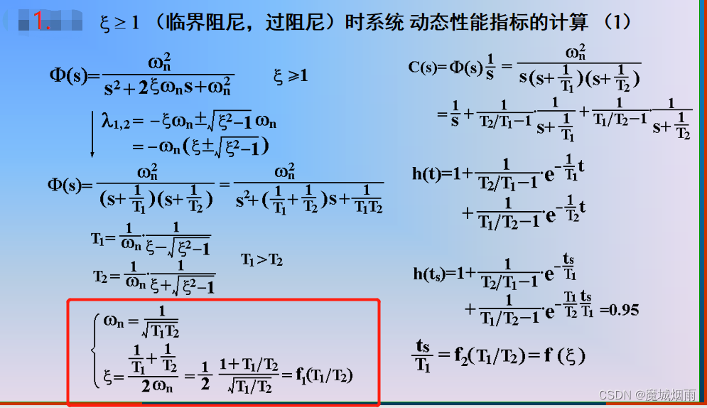 自动控制原理《线性系统的时域分析》自动控制原理线性系统的时域响应及稳定性分析实验报告 Csdn博客