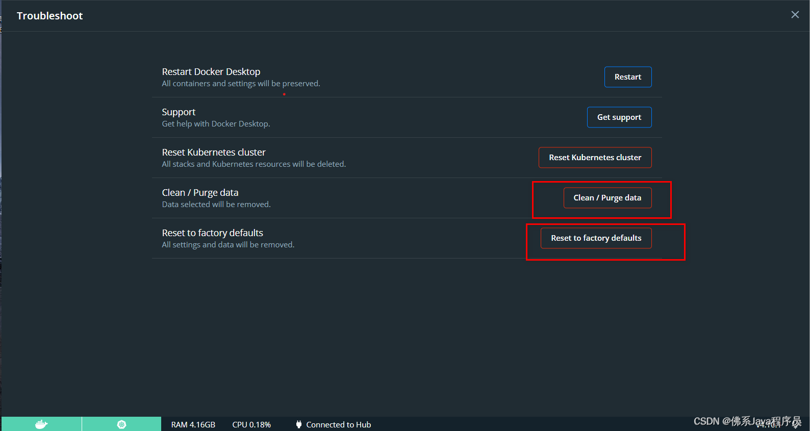 【Java】Docker Desktop 运行一直转_docker desktop一直转圈-CSDN博客