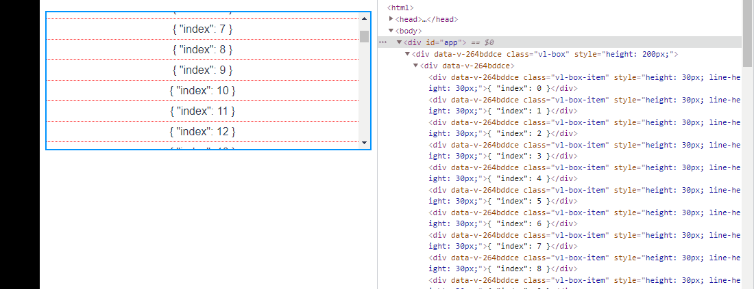 vue virtual list (虚拟列表)使用_virtual-list-CSDN博客