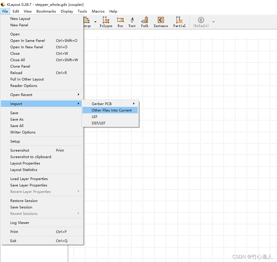 关于Klayout软件中不同gds文件版图合并问题_klayout教程 叠加两个gds档-CSDN博客