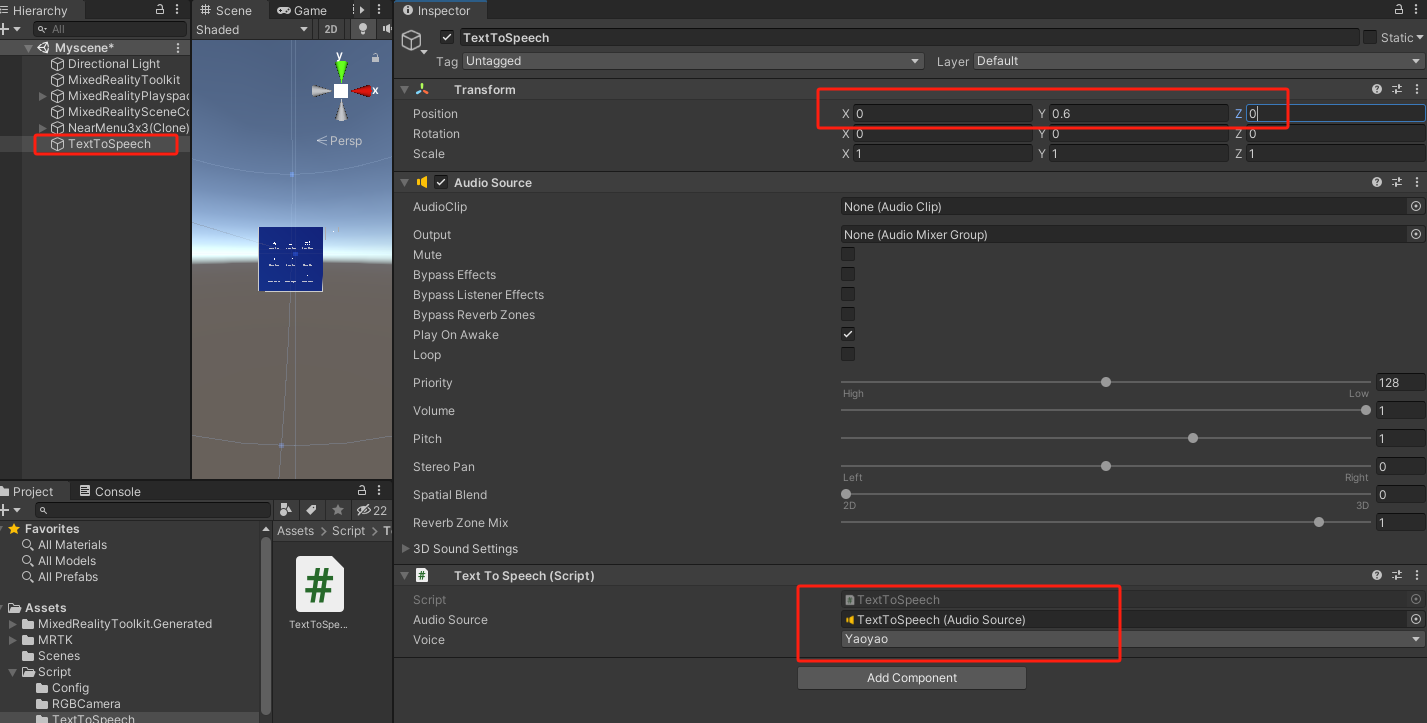 Unity3D 开发Hololens2 实现语音提示功能，文字转语音_unity speechsynthesis-CSDN博客