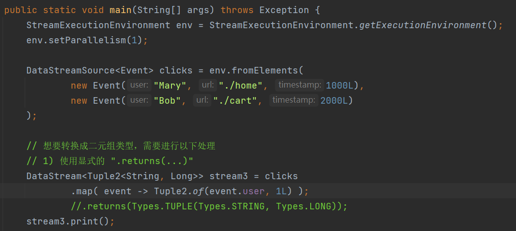 【Flink】Flink中的泛型擦除问题_you can give type information hints by using the r ...