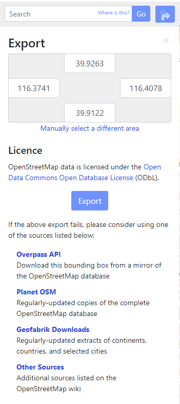 OpenStreetMap网页界面介绍与OSM数据多种下载渠道及方式对比_openstreet网页版-CSDN博客