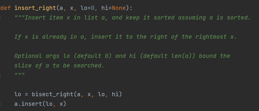 Bisect 模块介绍_bisect.insort函数-CSDN博客