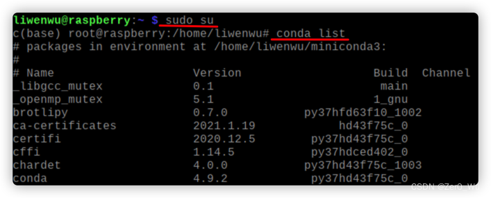【树莓派】树莓派安装miniconda 2023版-CSDN博客
