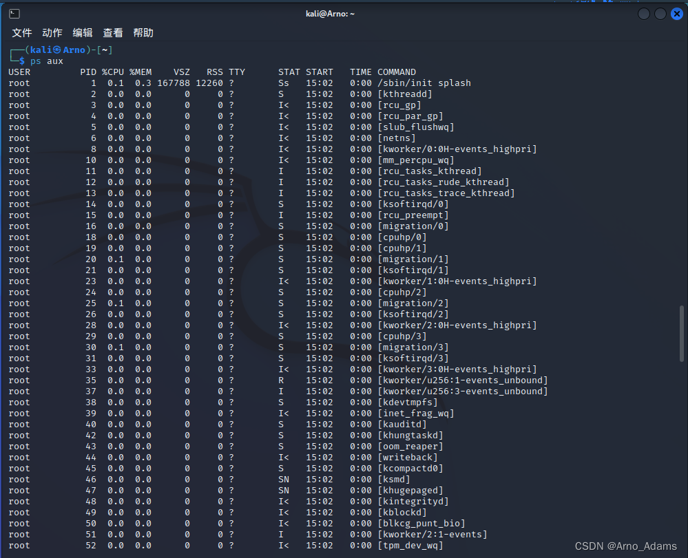 kali Linux学习笔记（基本BASH命令）_kali bash-CSDN博客