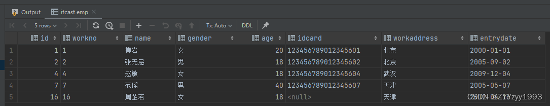 二、SQL-5.DQL-3).条件查询_查询没有身份证号的员工信息-CSDN博客