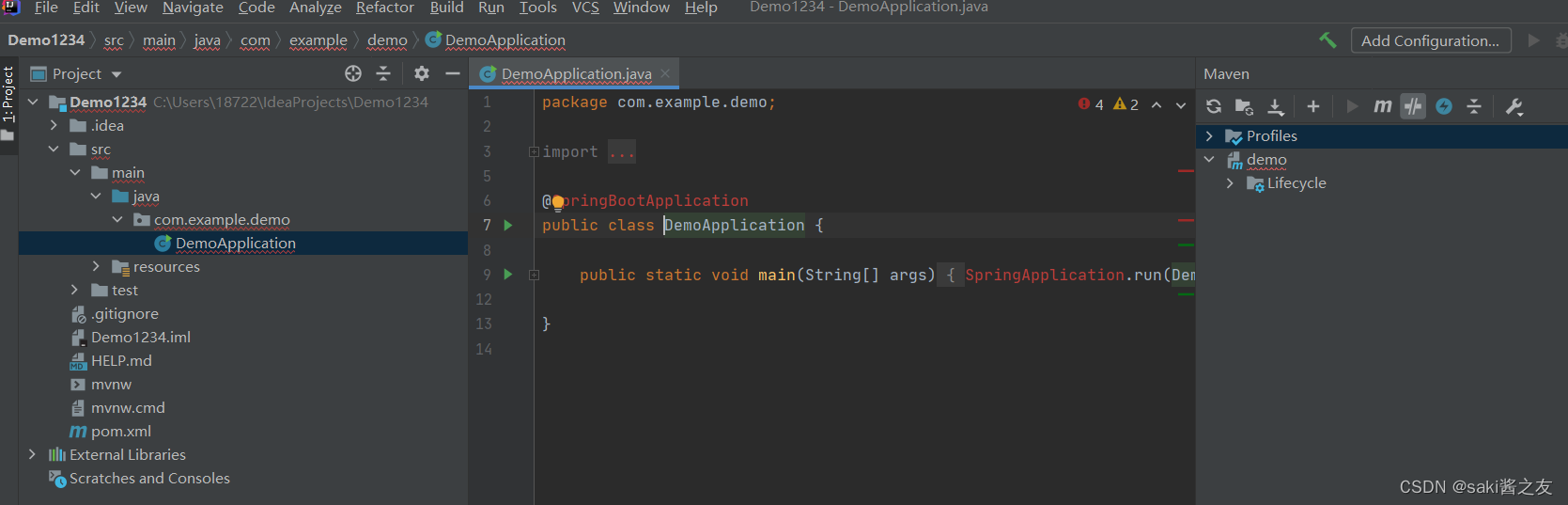 springboot项目右侧Maven工具栏只有Lifecycle_maven只有lifecycle-CSDN博客