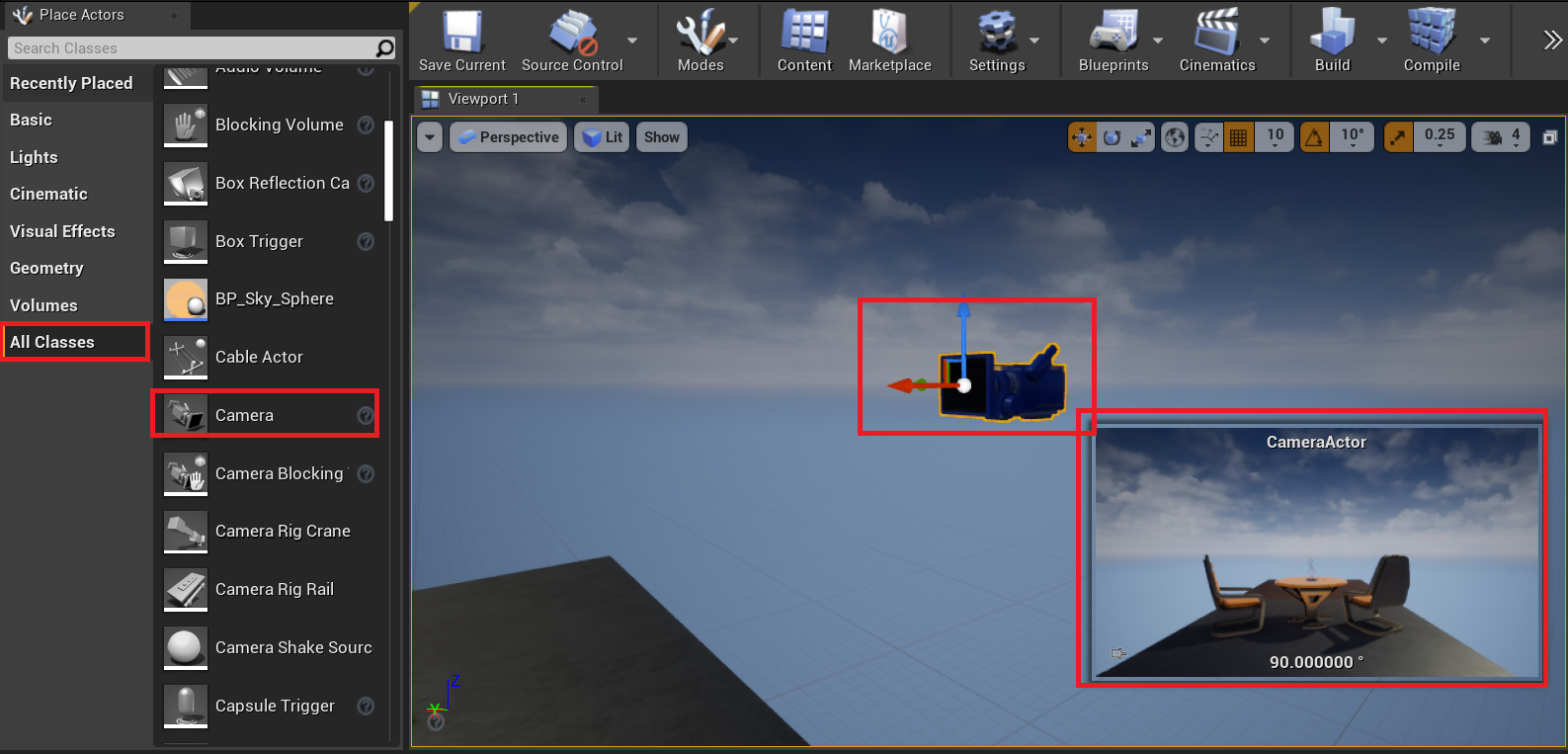 UE4学习笔记[2]Game-Controlled Cameras/游戏控制的摄像机_ue4摄像机自定义尺寸设置-CSDN博客