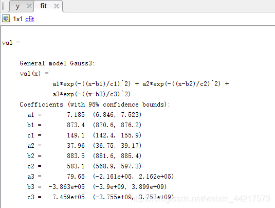 MATLAB中如何把cftool拟合的函数输出到命令行（解决如何导出拟合后的曲线数据）_matlab cftool导出函数-CSDN博客