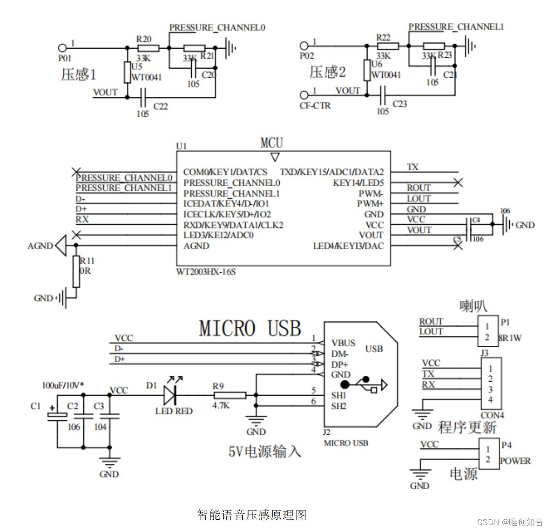 基于WT2003HX语音芯片的智能语音压感应用设计方案_wt2003hx 芯片应用电路-CSDN博客
