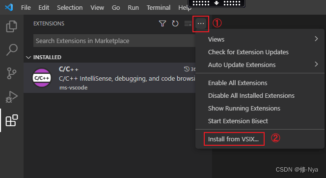 VS code离线安装插件_vs code installed does not match your system-CSDN博客
