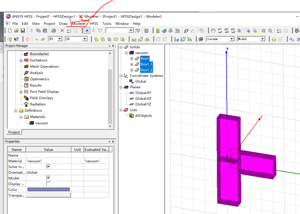 HFSS新建工程_hfss如何设置能把激励一起复制过去-CSDN博客