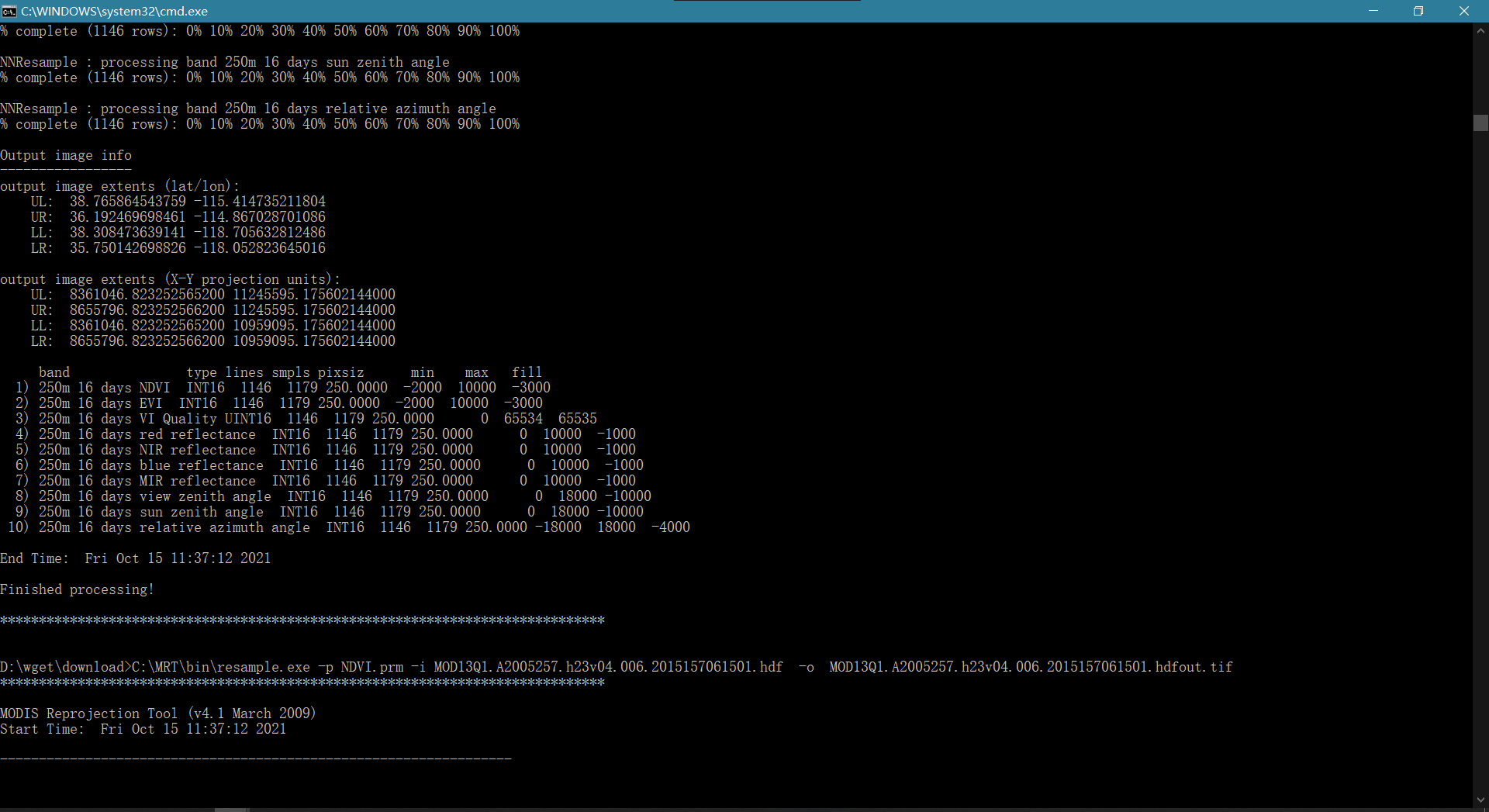Modis数据下载与处理（mrt、wget）_nasa官网下载的modis原始影像是倾斜的 在使用之前需要进行处理吗-CSDN博客