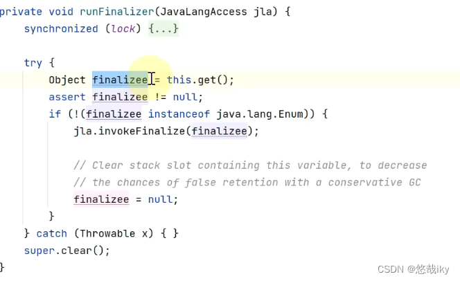 Java jvm虚拟机对象引用类型、finalize 的理解_unfinalized-CSDN博客